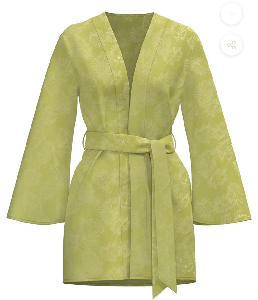 Pattern Women Kimono Set 7 SIZES Sewing Patterns to Download in PDF ...