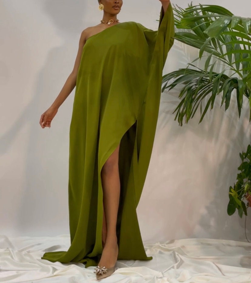 Pattern Women's Asymmetrical Caftan Dress With Sleeves 6 SIZES Download ...