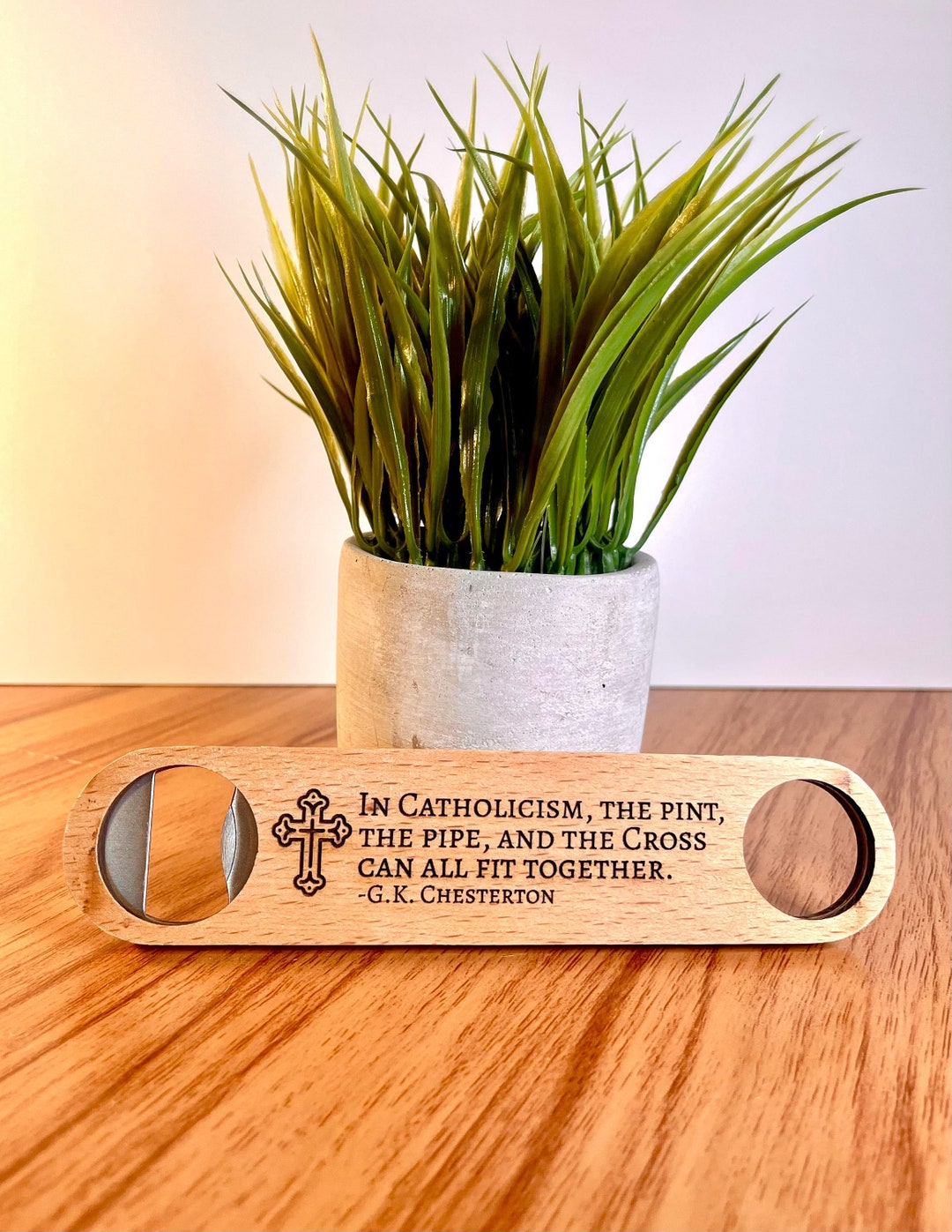 GK Chesterton Beer Bottle Opener Catholic Man Father Priest Gift Father ...