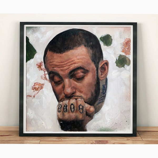 Mac Miller Painting - Etsy
