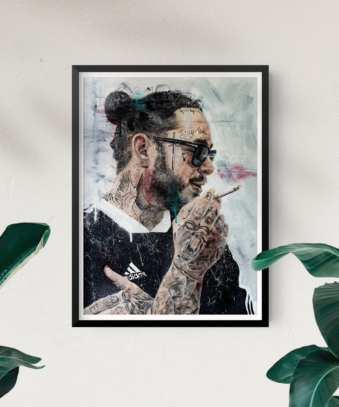 Post Malone Prints & Canvas From Hand Oil Painting - Etsy