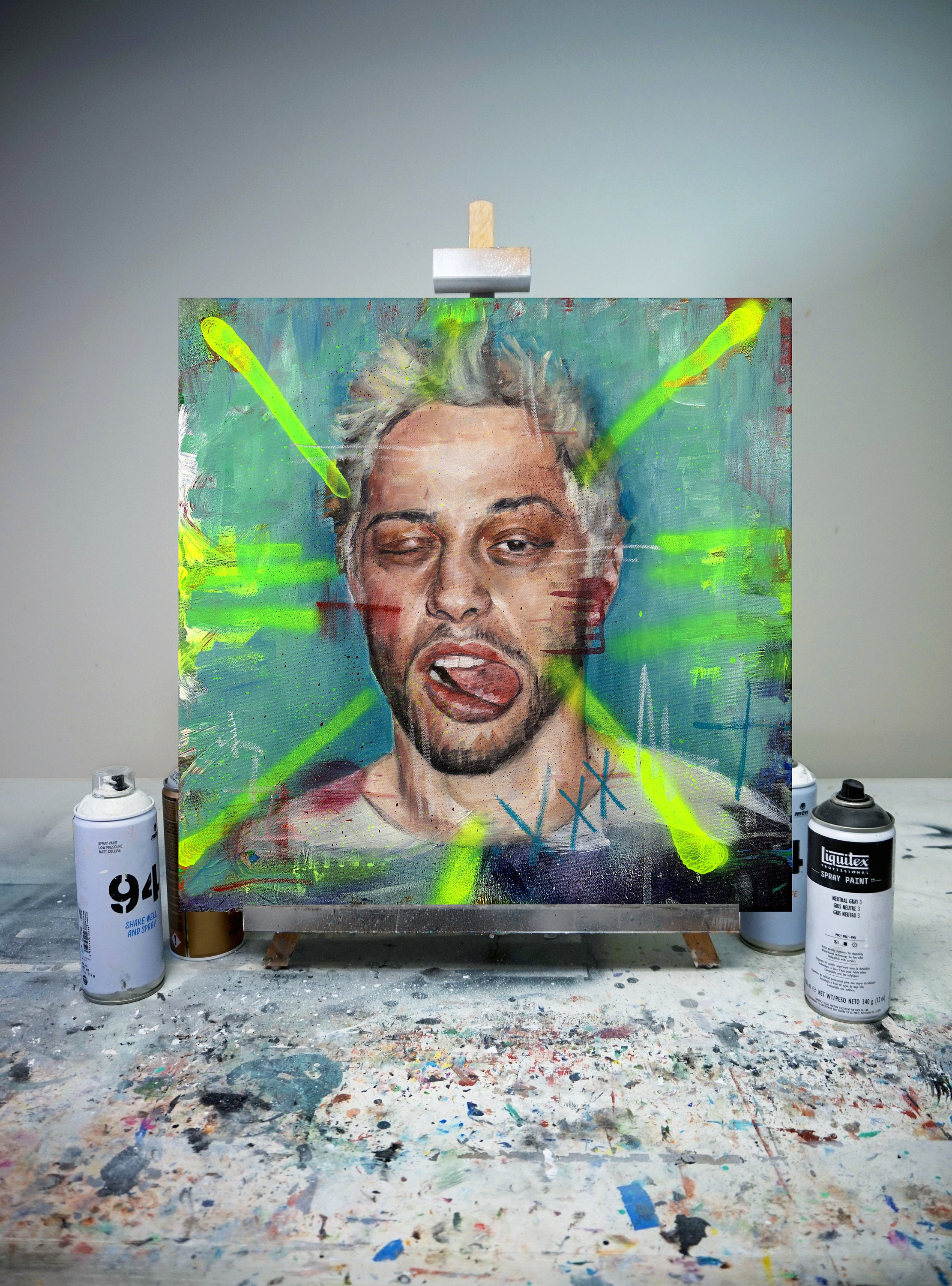 Pete Davidson | Prints & Canvas From Hand Oil Painting - Etsy