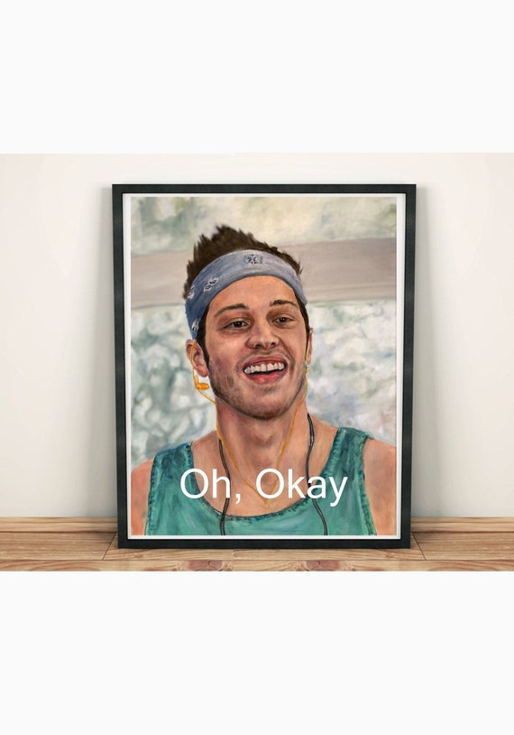 Pete Davidson chad SNL Fine Art Print of an - Etsy