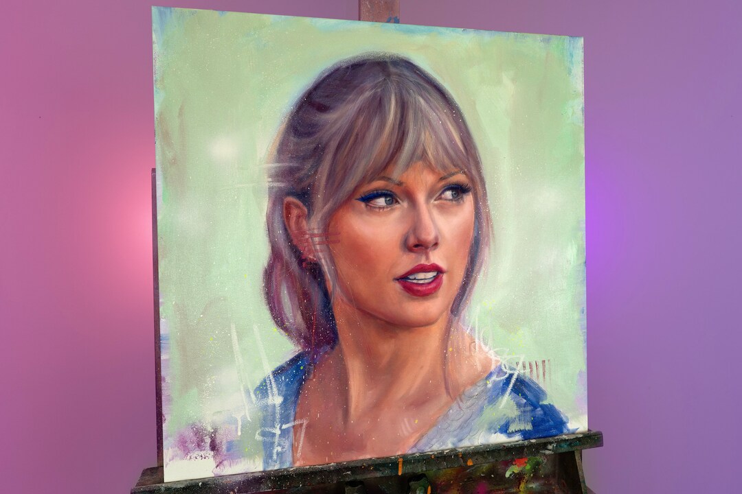 Taylor Swift ORIGINAL Hand Oil Painting - Etsy
