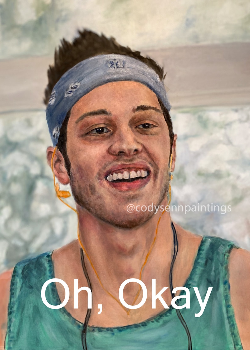 Pete Davidson chad SNL Fine Art Print of an - Etsy Canada