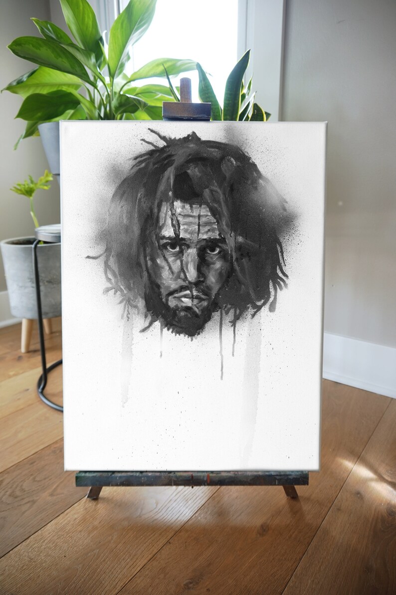 J Cole | Fine Art PRINT From Hand Oil Painting - Etsy