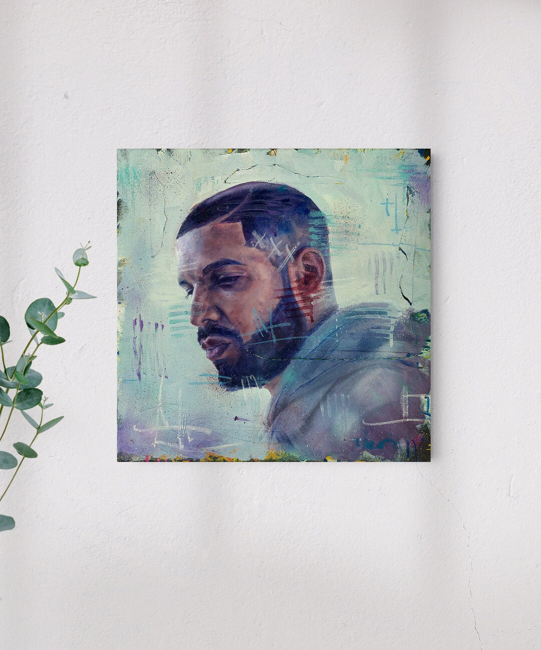 Drake | Prints & Canvas From Hand Oil Painting - Etsy