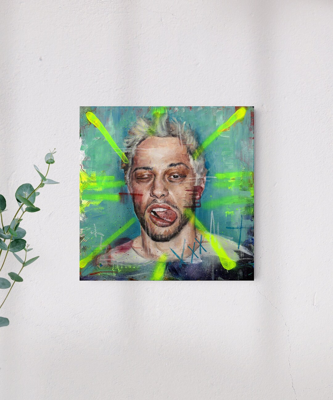 Pete Davidson | Prints & Canvas From Hand Oil Painting - Etsy