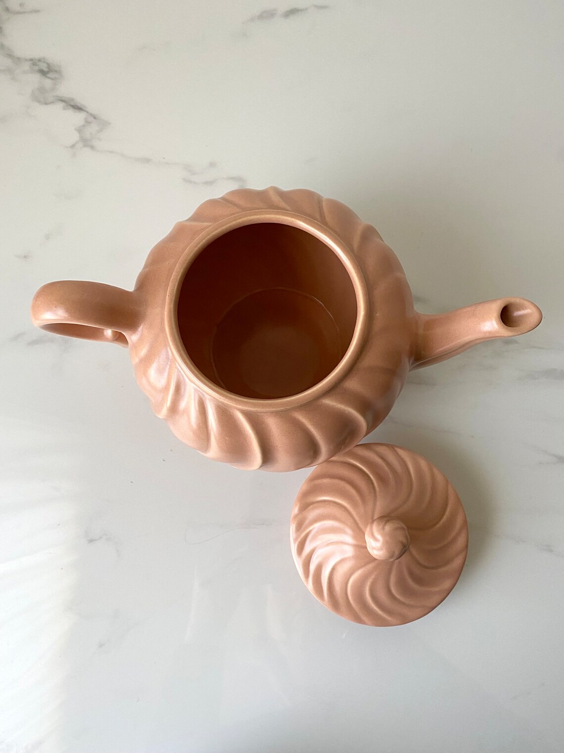 Franciscan Ware Coronado Swirl Coral Tea Set Vintage - Etsy