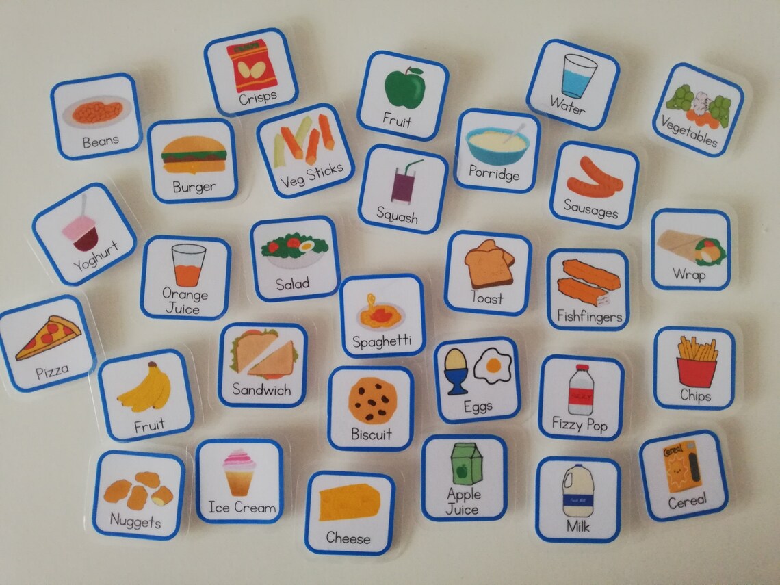 Visual Food Choice Board | Etsy