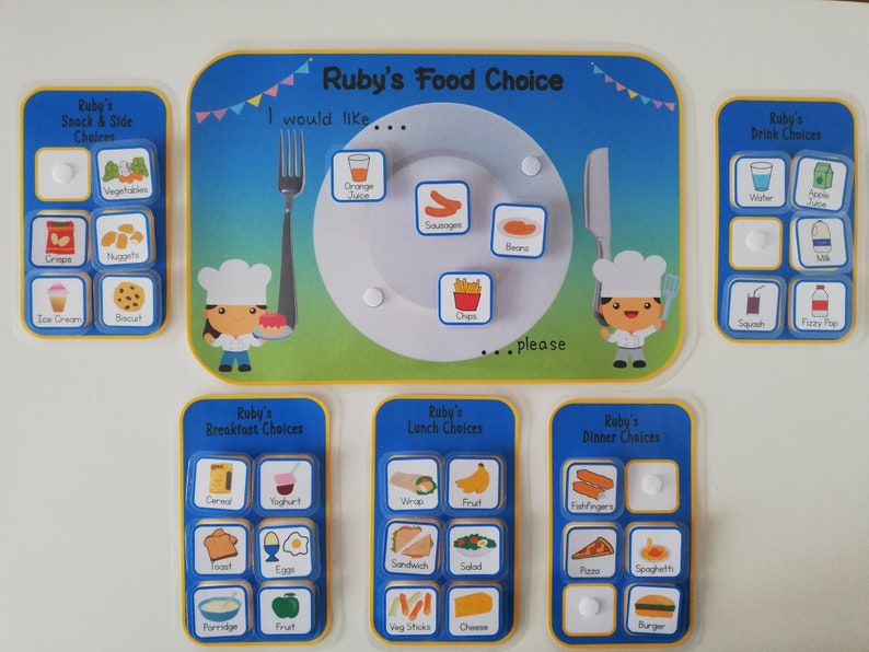 Visual Food Choice Board | Etsy