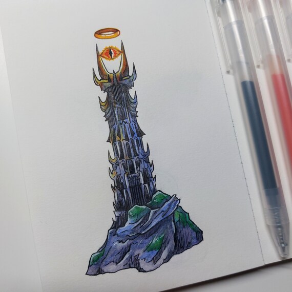 Dibujo Del Ojo De Mordor La Historia De Sauron III: El Gran Ojo | El