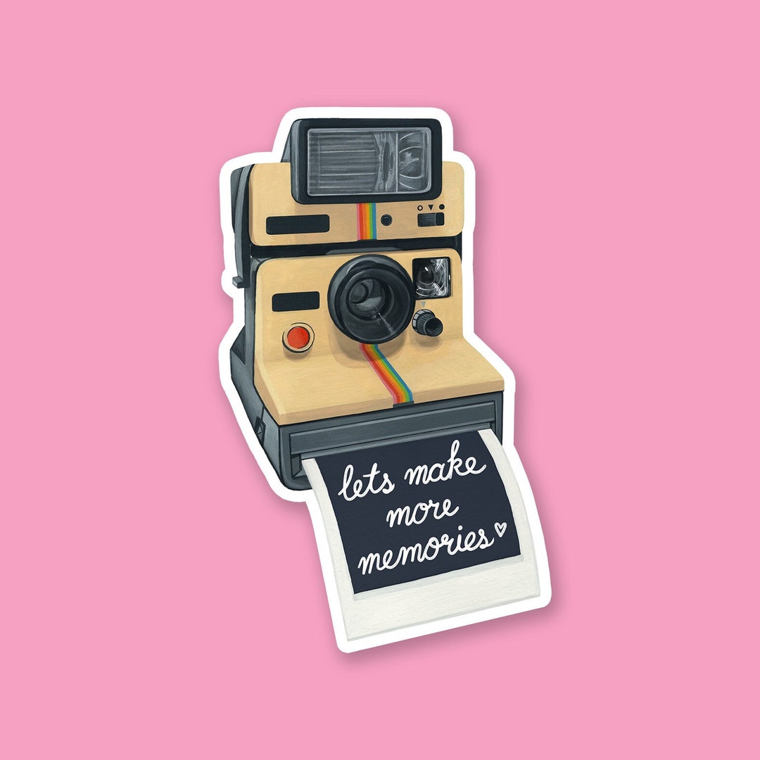 Polaroid Camera Sticker, Film Photography Sticker, Retro Camera ...