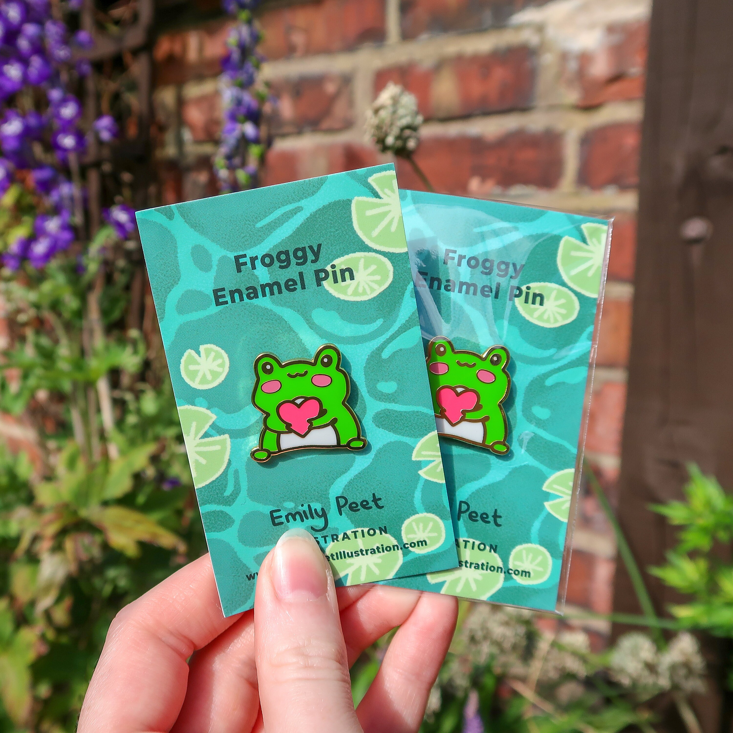 Froggy Enamel Pin Badge Frog Pin, Frog Lover, Cute Pin, Hard Enamel ...