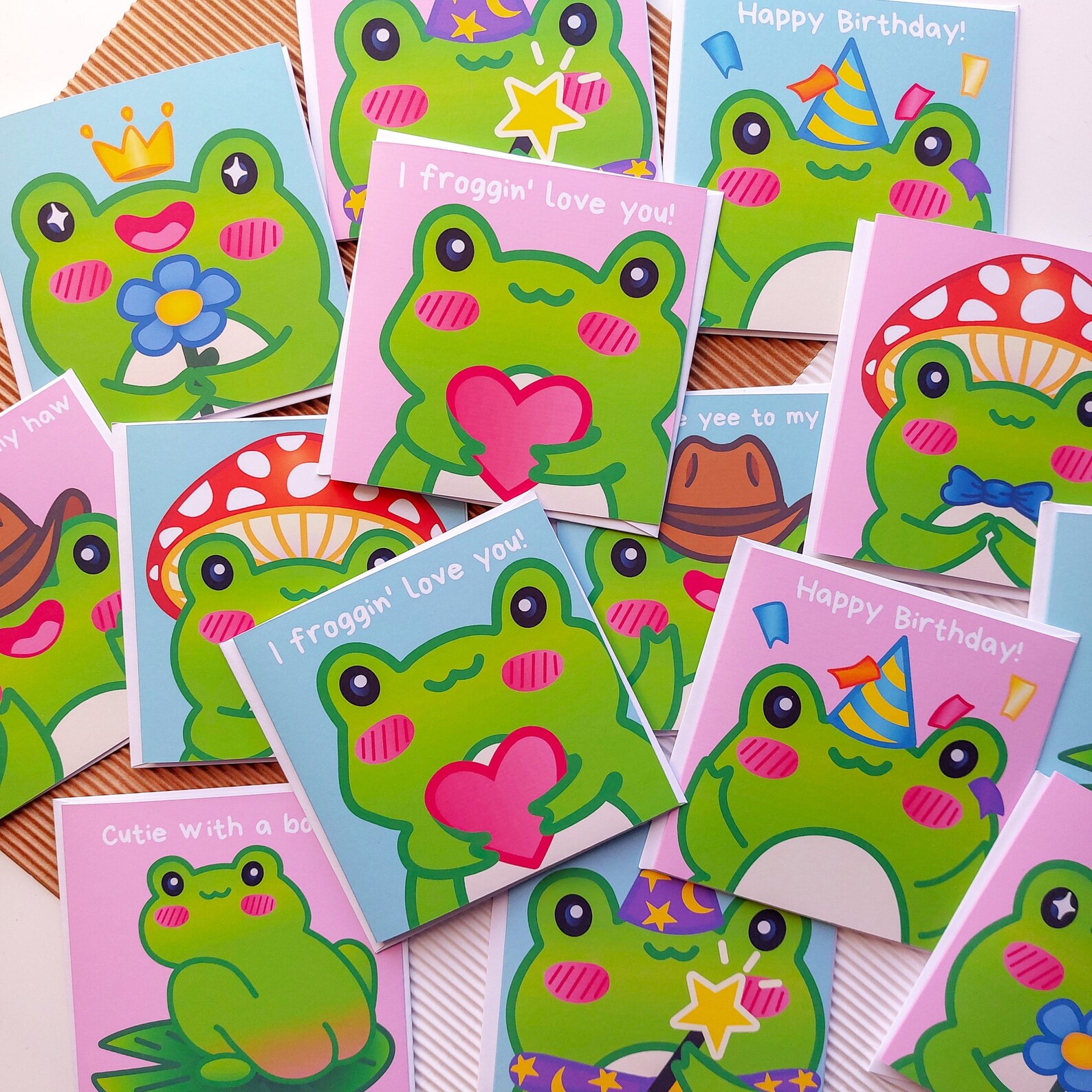 Frog Cards | Cute Frog, Frog Art, Cowboy Hat, Frog Valentines Day, Frog ...