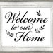 Printable, Art, Print, Welcome, Home, Welcome to Our Home, Download ...