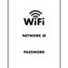 Printable, Wifi Login Sign, Wifi Customer Sign, Wifi Guest Sign, Wifi ...