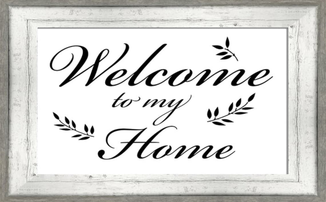 Welcome to My Home - Etsy