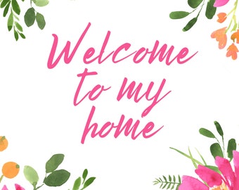 Welcome Home Wall Art - Etsy