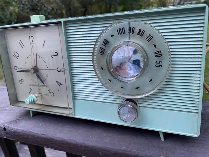 Vintage 1960s Powder Blue General Electric Alarm Clock - Etsy