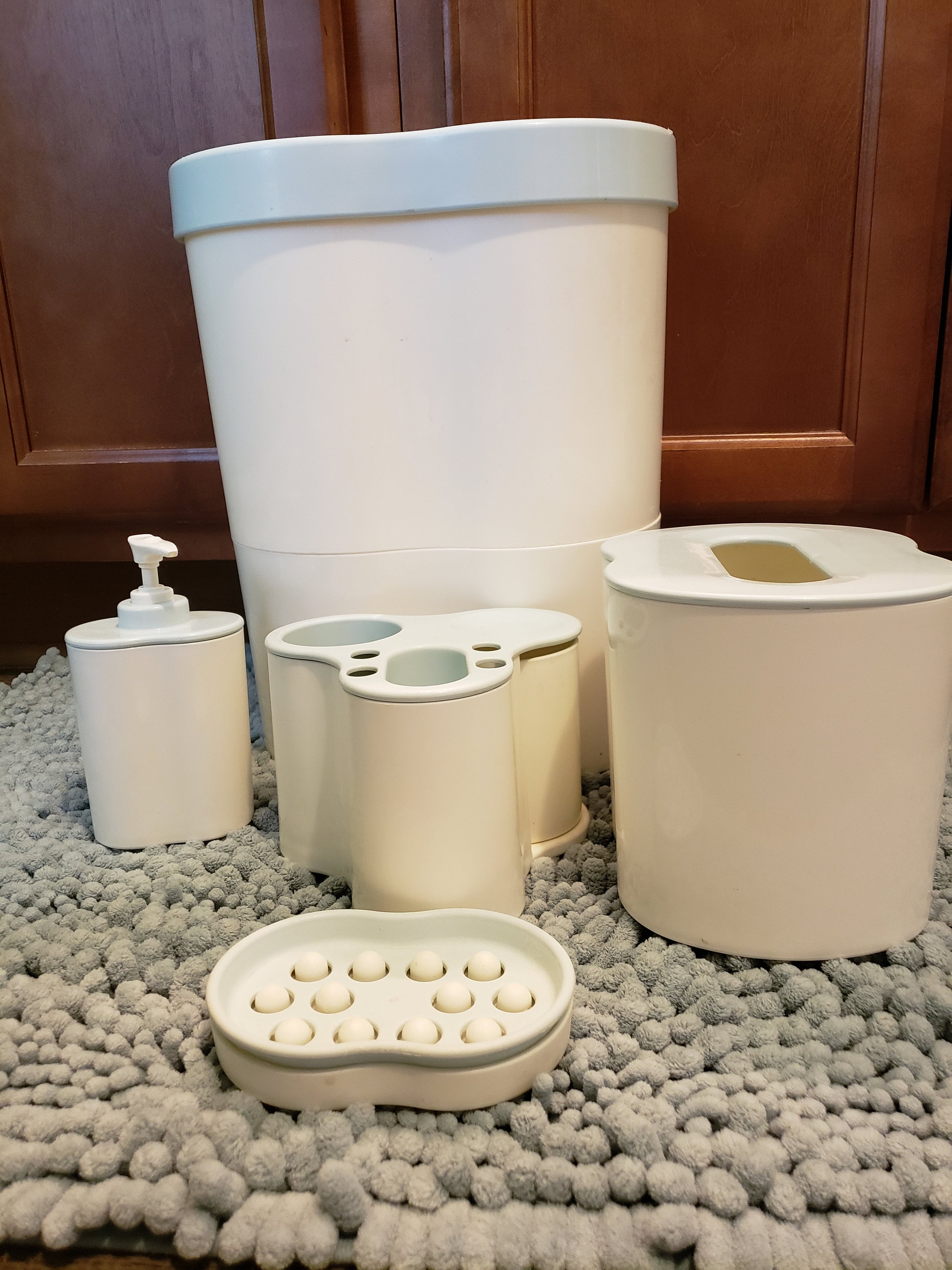 Vintage Tupperware Bathroom Set Vintage Tupperware Vintage - Etsy