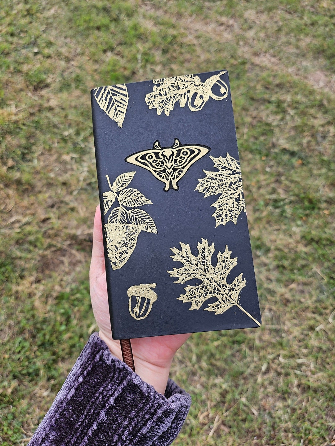 Journal Tribute to Ellie Joel Art Faux Leather Engraved Moth 100 Gsm ...