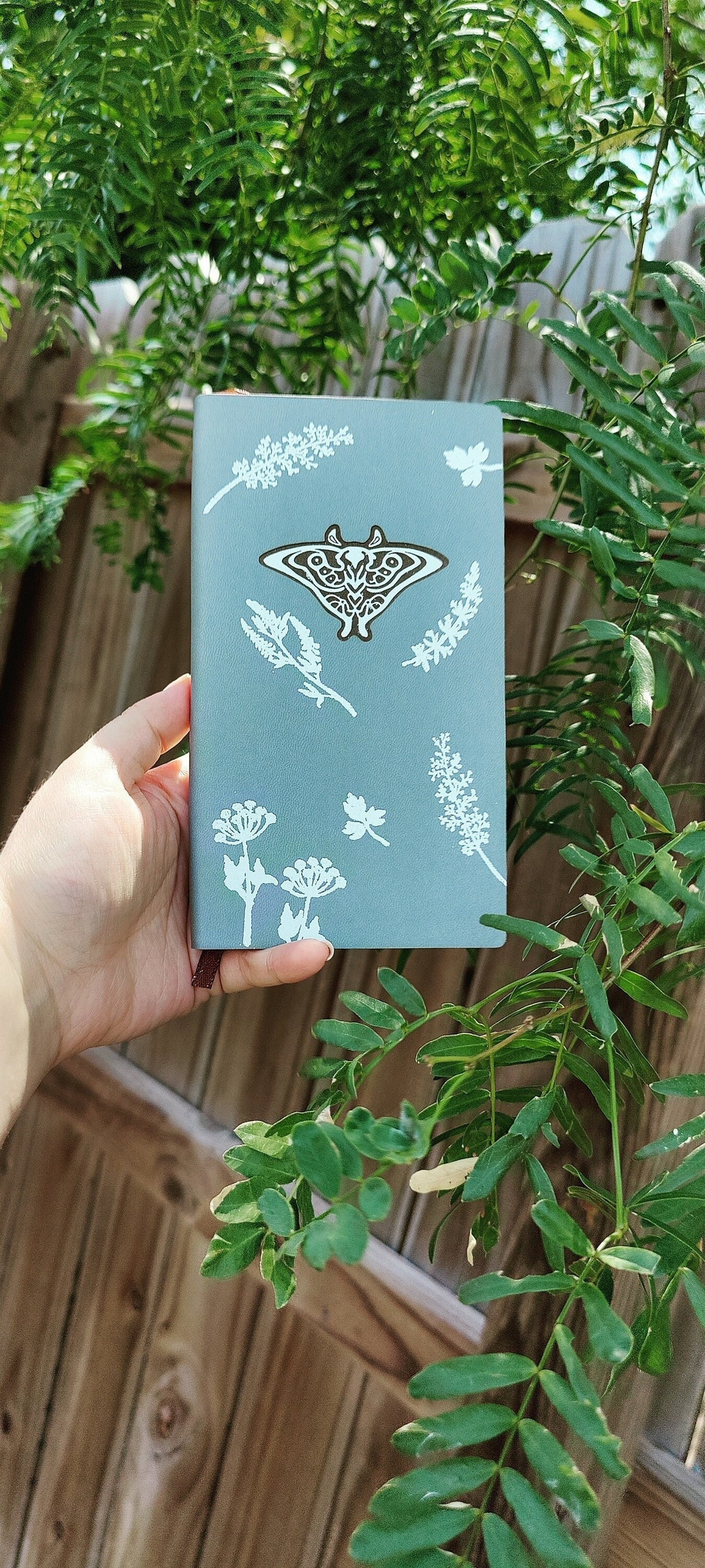 Journal Tribute to Ellie Joel Art Faux Leather Engraved Moth 100 Gsm ...