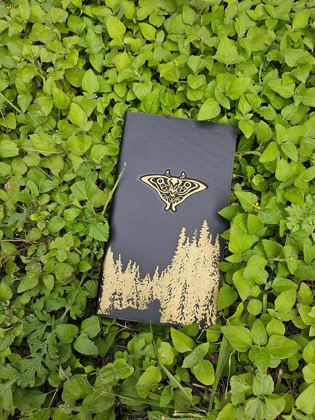 Journal Tribute to Ellie Joel Art Faux Leather Engraved Moth 100 Gsm ...