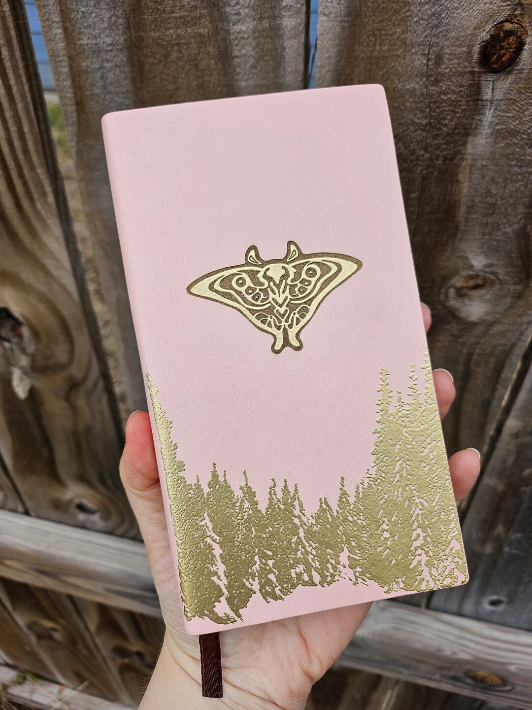 Journal Tribute to Ellie Joel Art Faux Leather Engraved Moth 100 Gsm ...