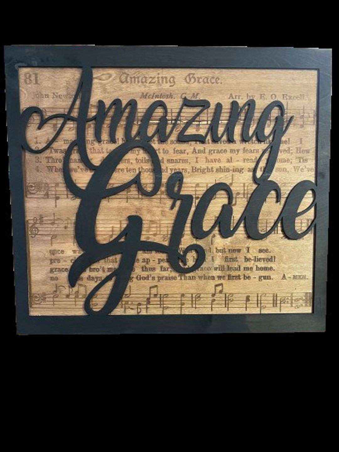 Amazing Grace, Wall Art, Wall Decor - Etsy