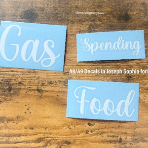 A8/A9 DECAL | Custom | LABEL| for Mini Envelopes | Sticker | - Etsy