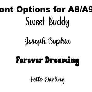 A8/A9 DECAL | Custom | LABEL| for Mini Envelopes | Sticker | - Etsy