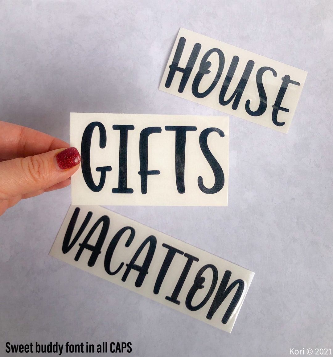 Custom Vinyl Decals: A6 Cash Envelope Labels - Etsy