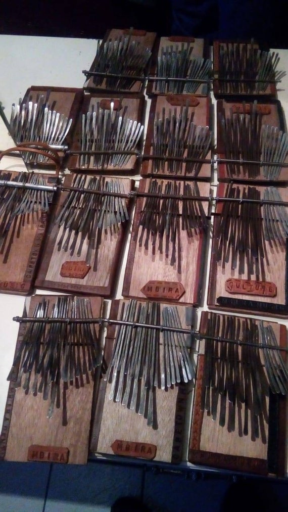 Mbira handmade traditional Zimbabwean instrument. | Etsy