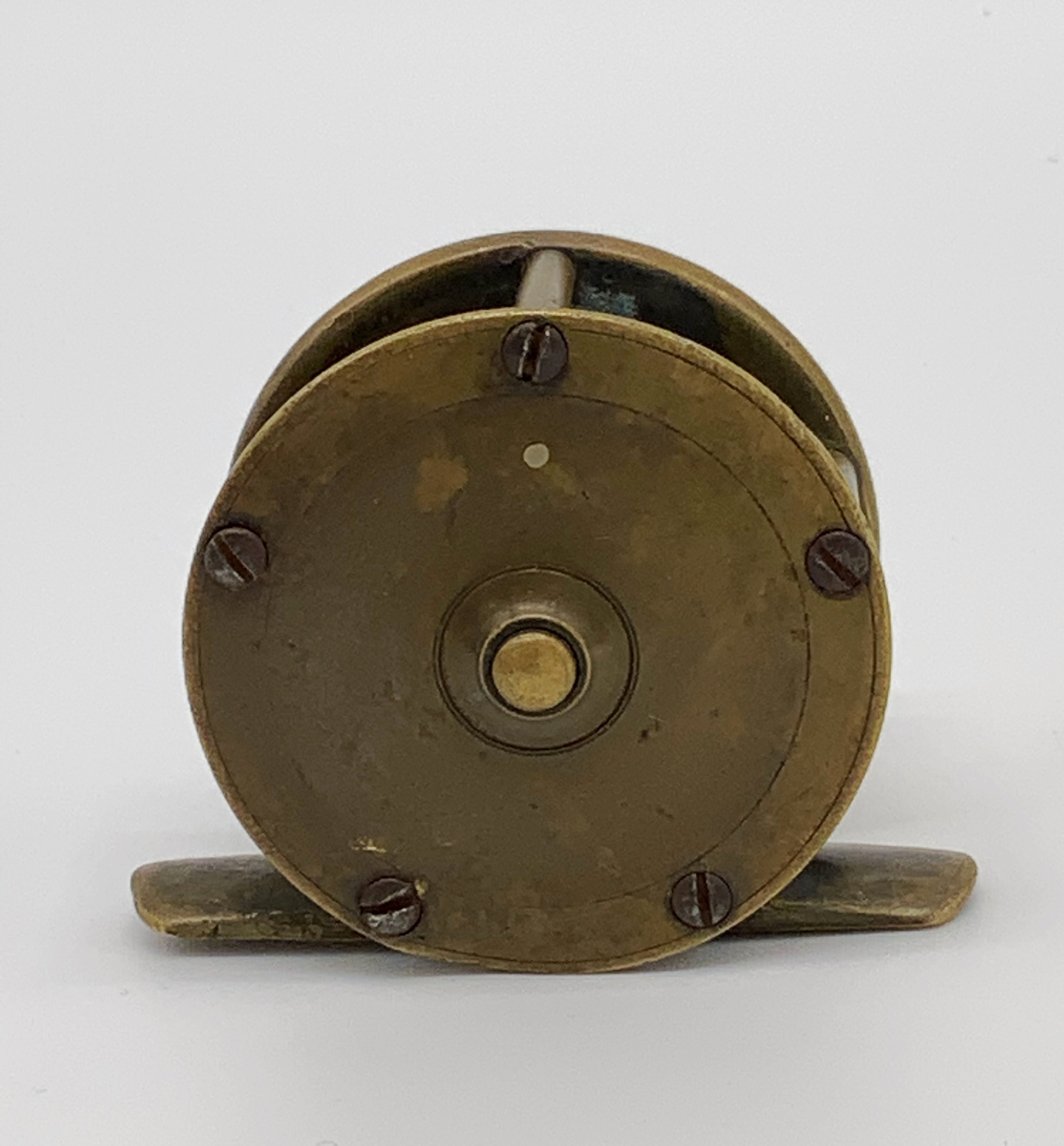 Antique Miniature Brass Fly Reel Army & Navy A and NCSL Makers 105 ...