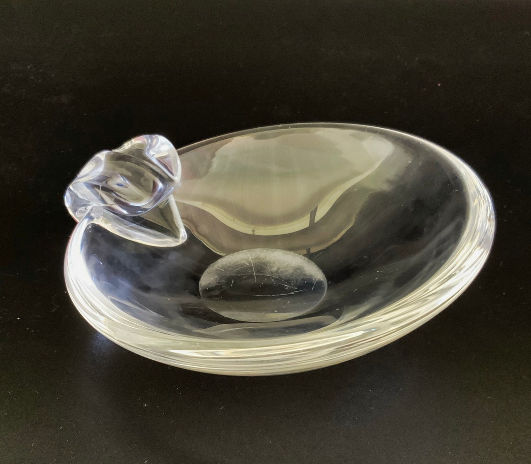 Mid Century Vintage Steuben Art Glass Ashtray - Etsy