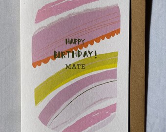 Happy Birthday Mate - Etsy UK