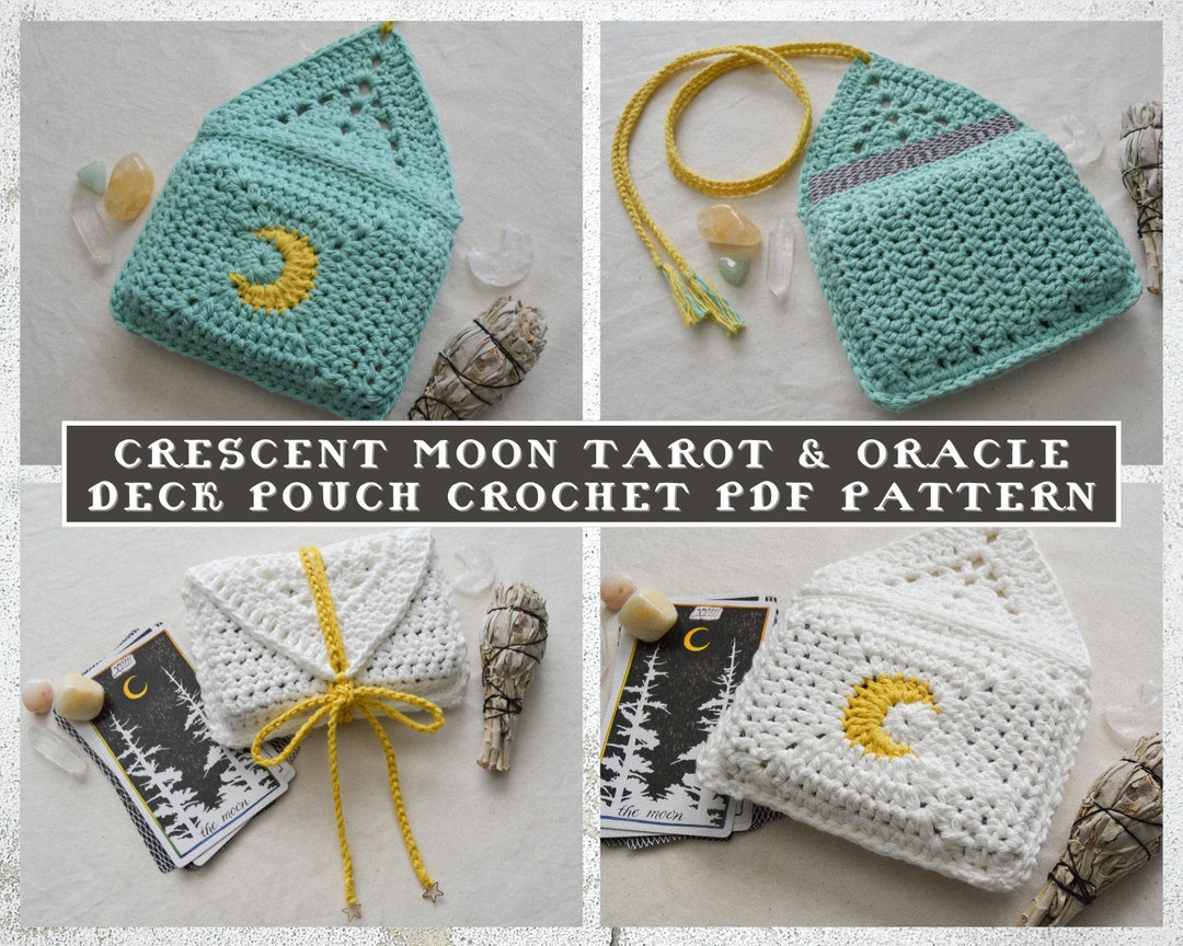 DIGITAL PDF PATTERN // Crochet Crescent Moon Tarot & Oracle - Etsy
