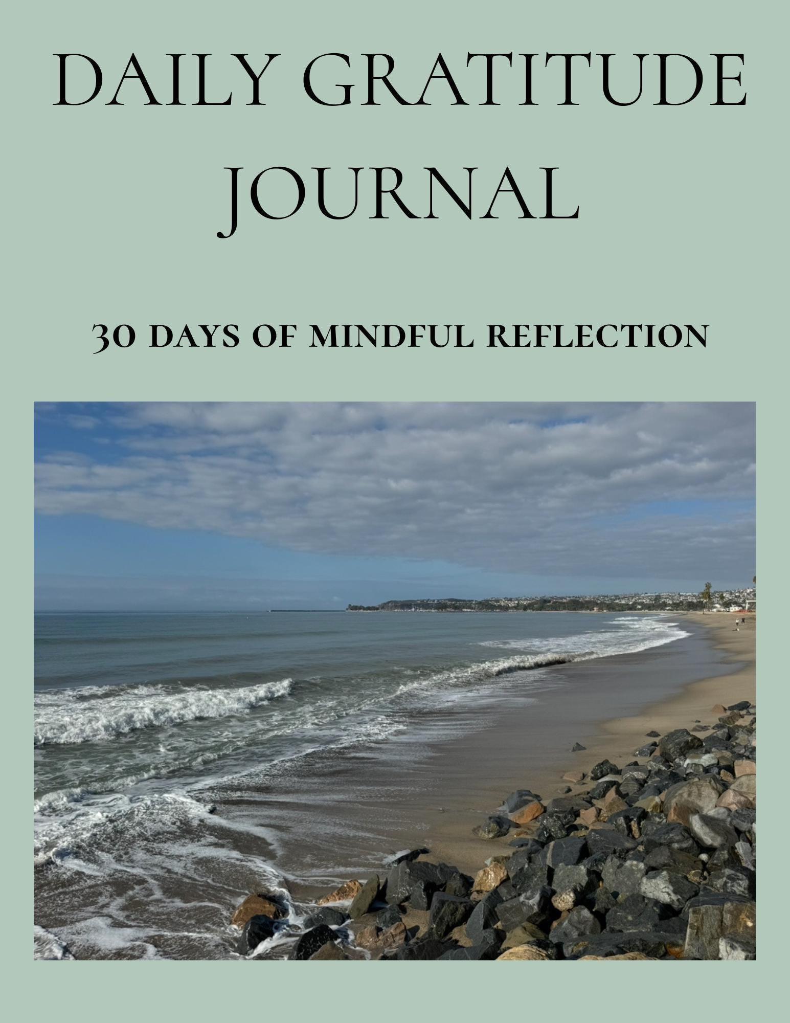 30-day Gratitude Journal Printable | Daily Gratitude Prompts | Self ...