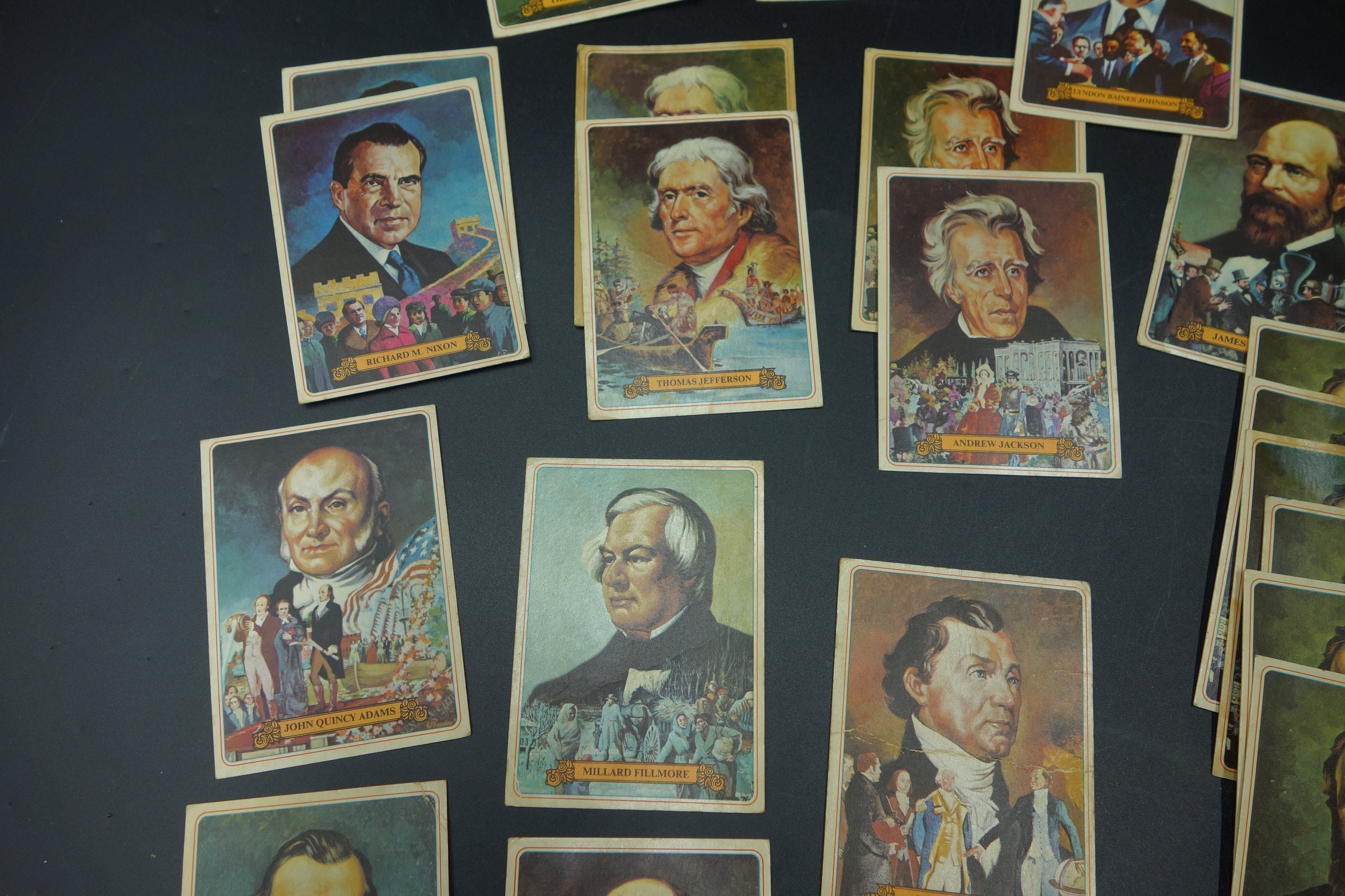 Vintage Bel-art Advertising Know Your U.S. Presidents Cards 37 From ...
