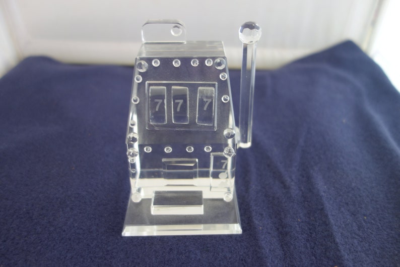 Really Cute Vintage Crystal Slot Machine by Shannon Crystal Would Make ...