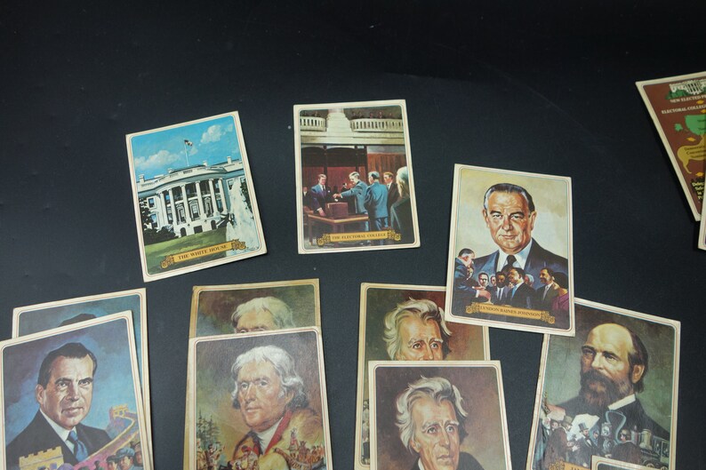 Vintage Bel-art Advertising Know Your U.S. Presidents Cards 37 From ...
