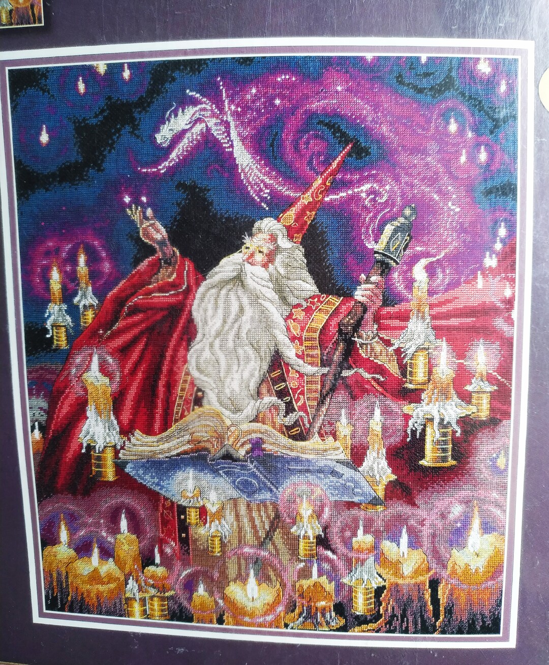 OOP Vintage Dimensions "scarlet Wizard " #35141 Gold Collection NEW ...