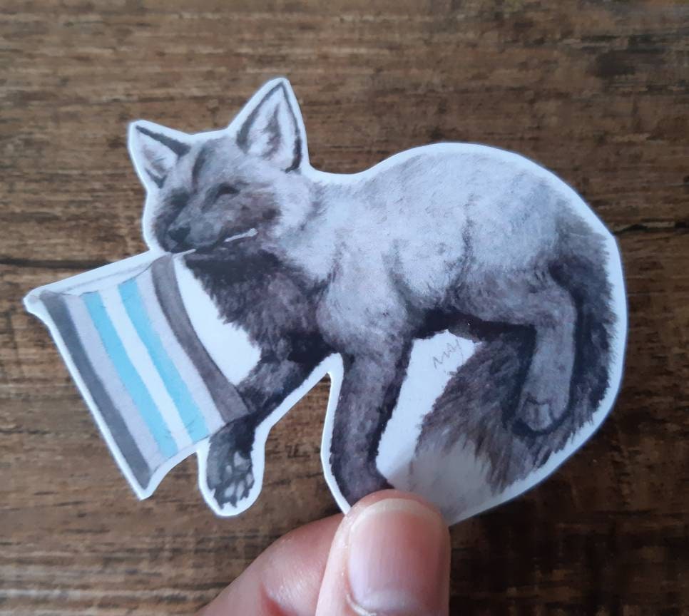 Demiboy LGBTQ Pride Vinyl Sticker - Etsy