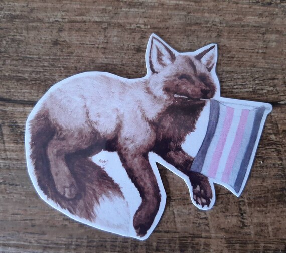 Demigirl LGBTQ Pride Vinyl Sticker - Etsy