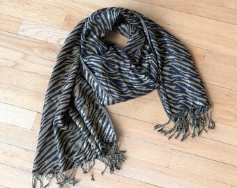 Tiger Print Scarf - Etsy