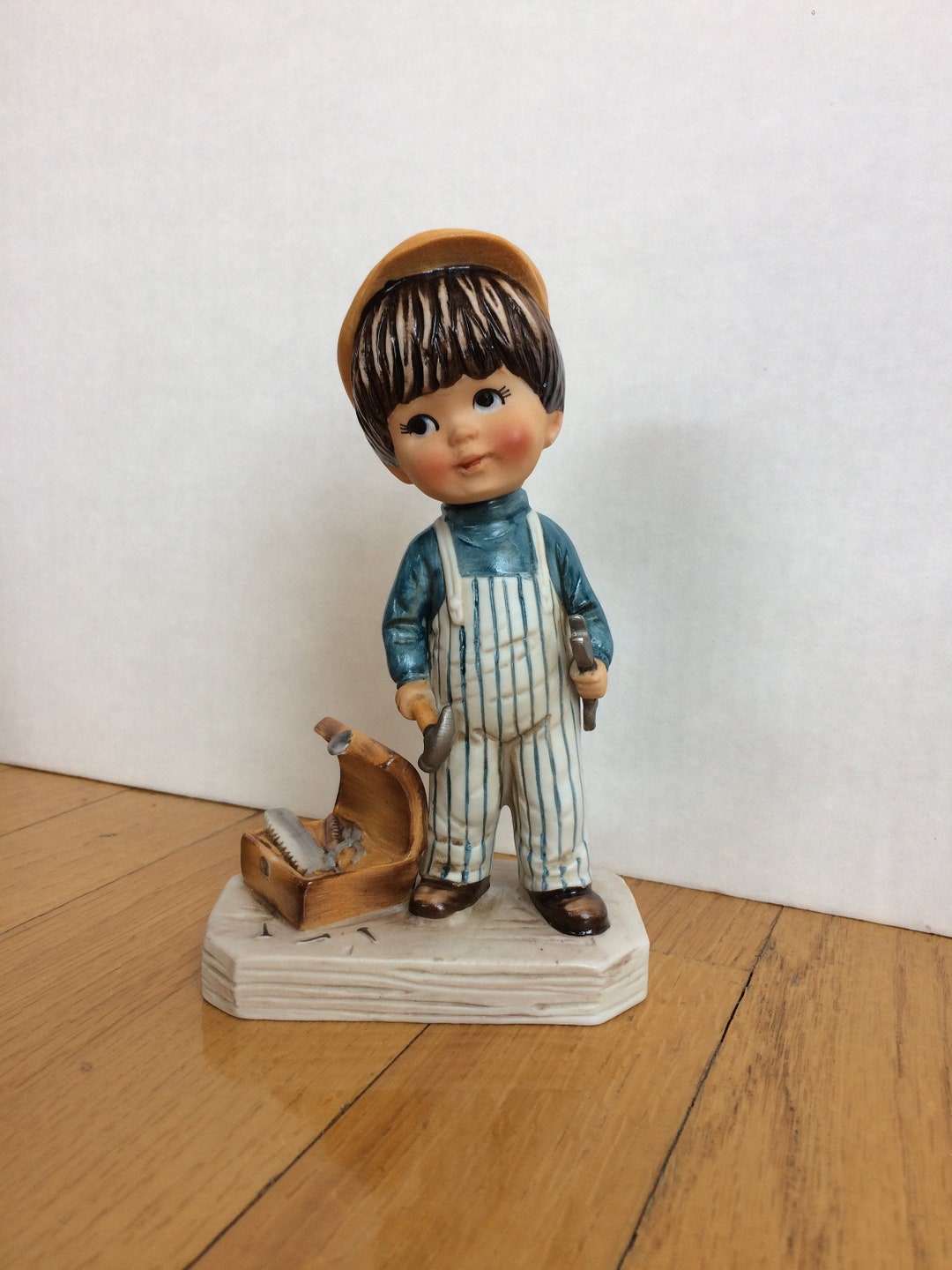 Vintage 1973 Moppets Handyman Boy Figurine With Original Box - Etsy