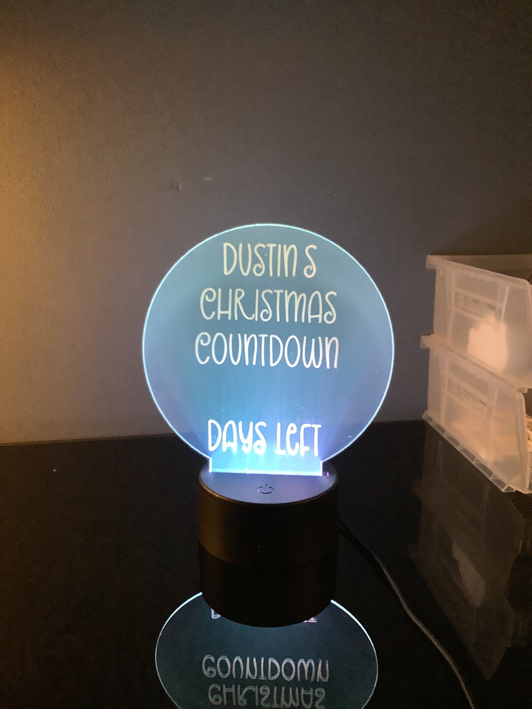 Light up Countdown Sign - Etsy
