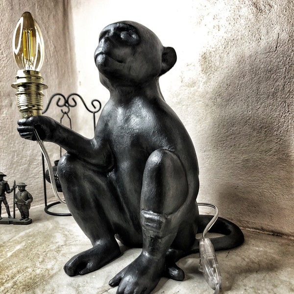 Monkey Lamp - Etsy