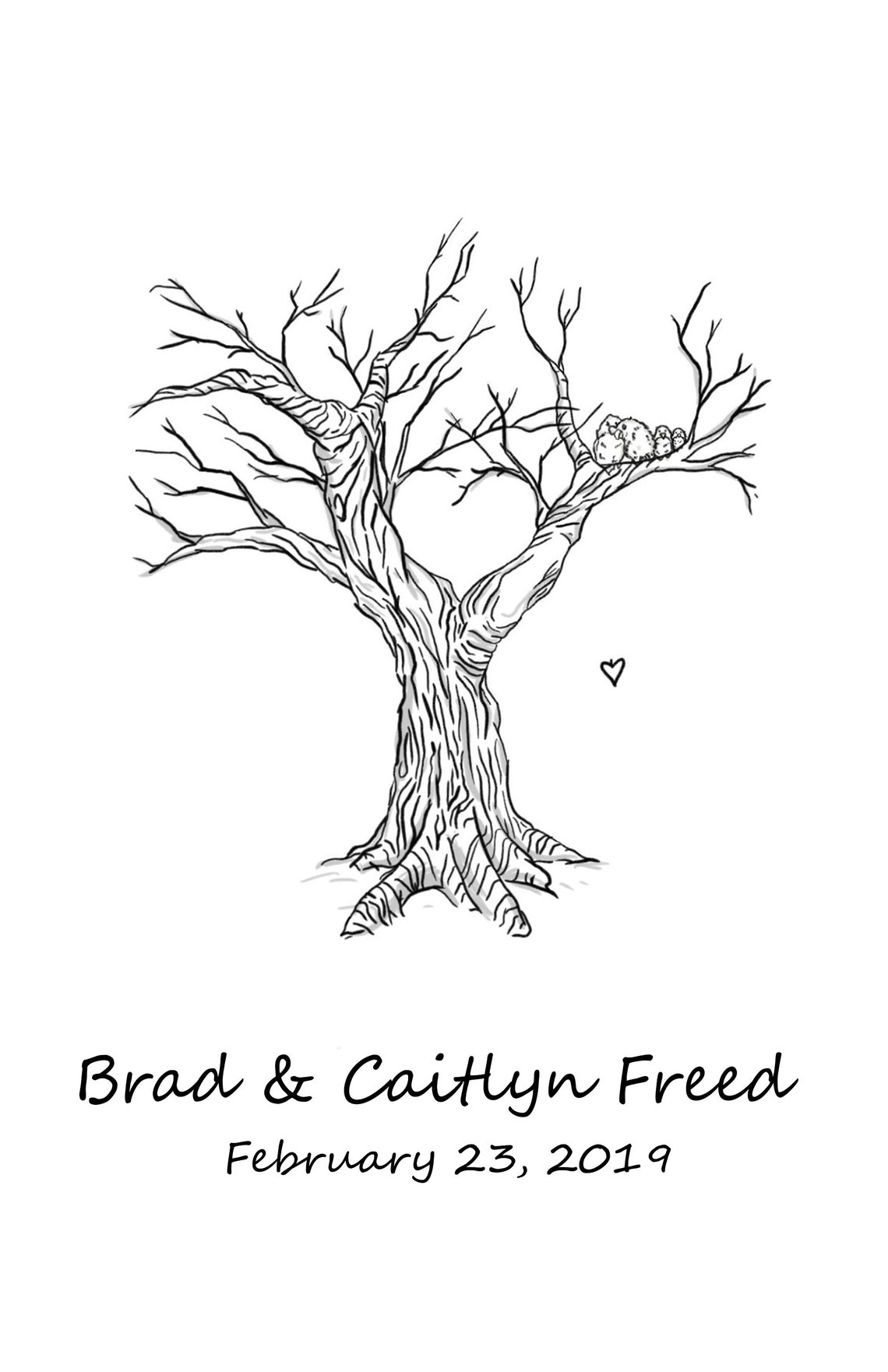 Guest Thumbprint Tree Download - Etsy